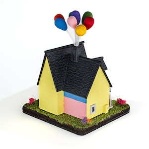 UP House Engagement Ring Box With Balloons, Geeky Wedding Proposal ...
