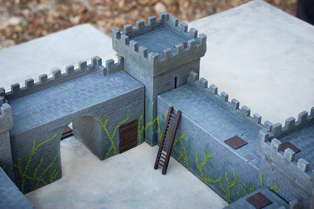 Miniature Toys DnD Floor Lamp Set Castle Village Terrain Fantasy ...