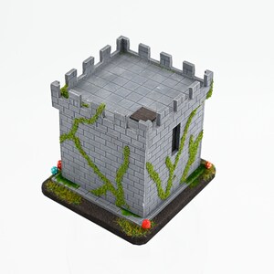 Miniature Castle Storage Double Engagement Ring Box, Medieval Castle ...