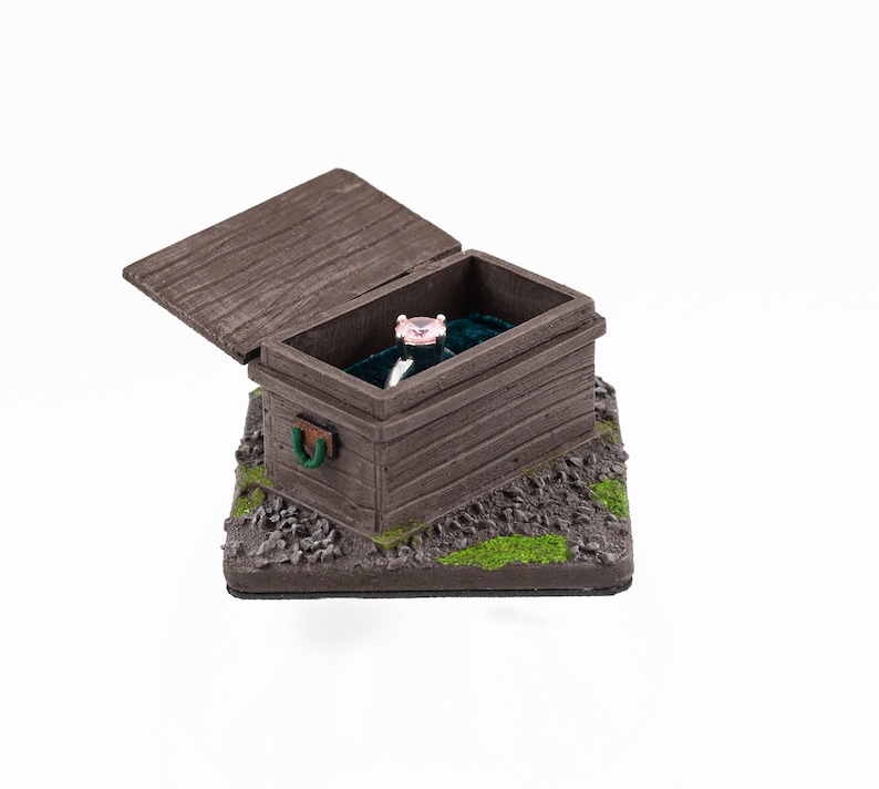 Nosferatu Inspired Engagement Ring Box, Geeky Wedding Proposal, Unique ...