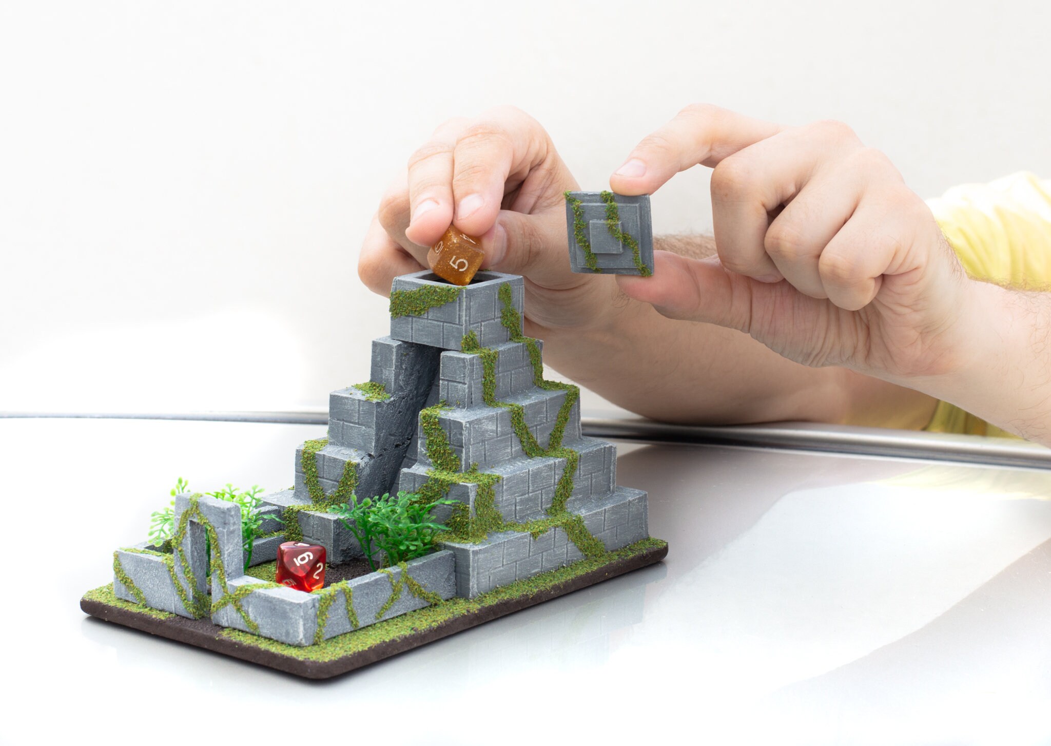 Pyramid Dice Tower Wargaming Dungeons and Dragons Warhammer - Etsy