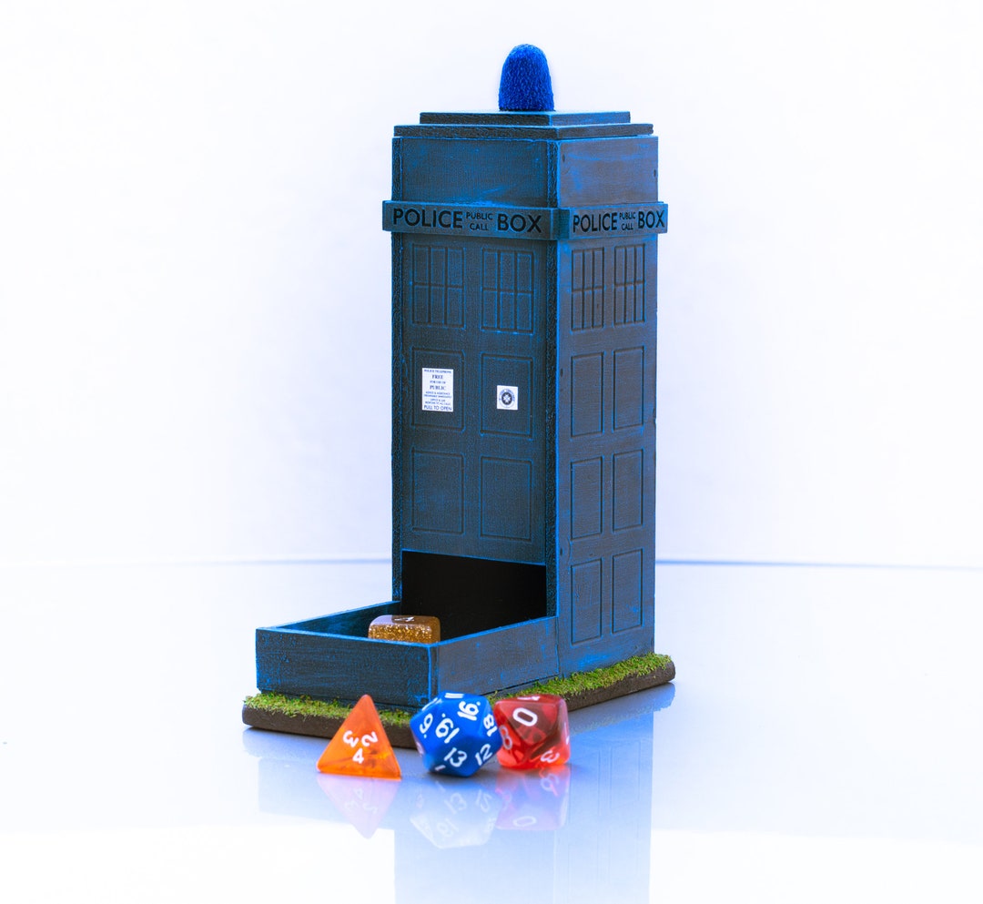 Doctor Who Tardis Dice Tower and Tray. RPG Wargaming, Dungeons and ...