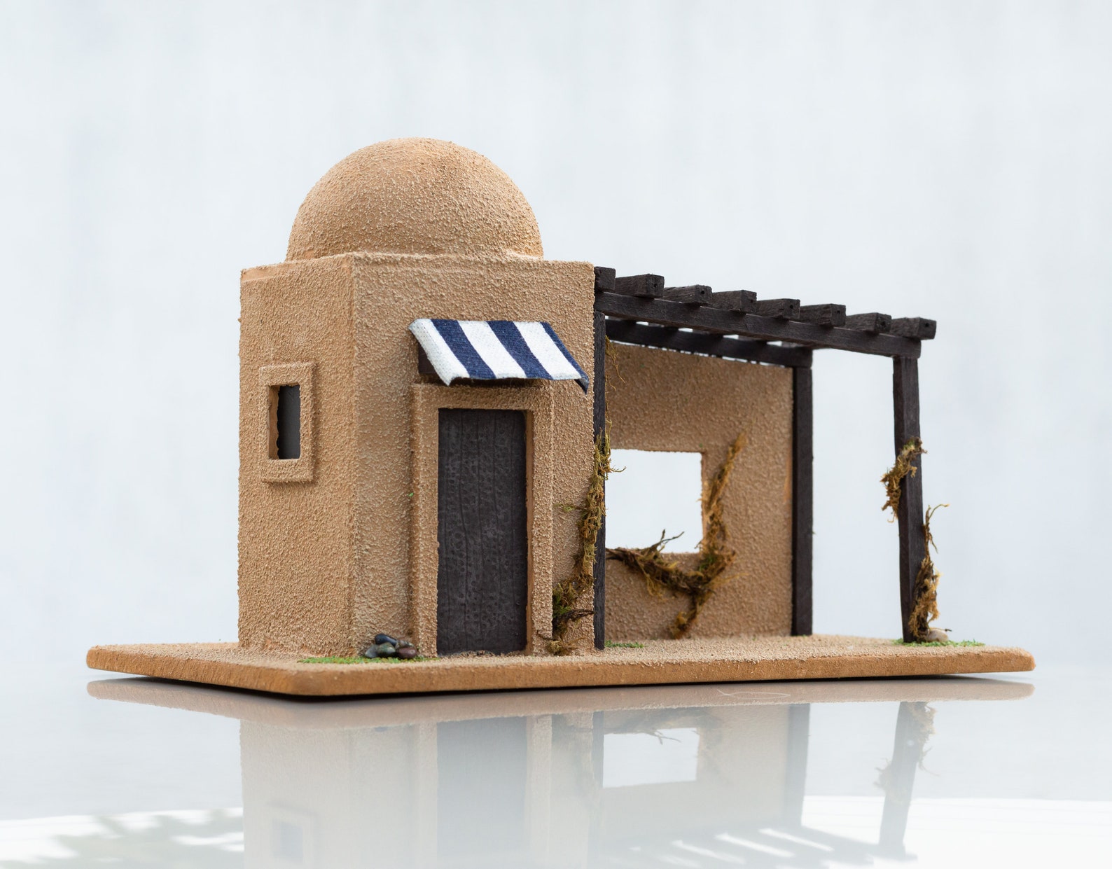 Nativity House of Bethlehem Stable, Nativity Village Set, Christmas ...