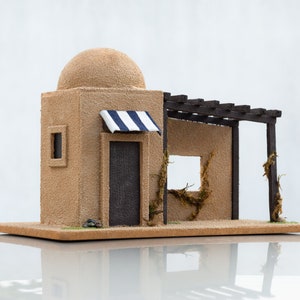 Nativity House of Bethlehem Stable, Nativity Village Set, Christmas ...
