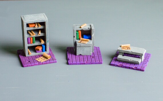 Dnd Furniture RPG Set Warhammer Miniature Furniture Tabletop - Etsy