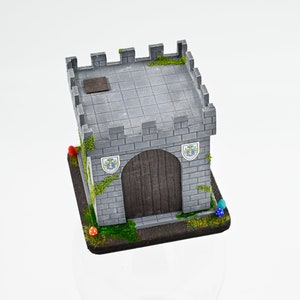 Miniature Castle Storage Double Engagement Ring Box, Medieval Castle ...