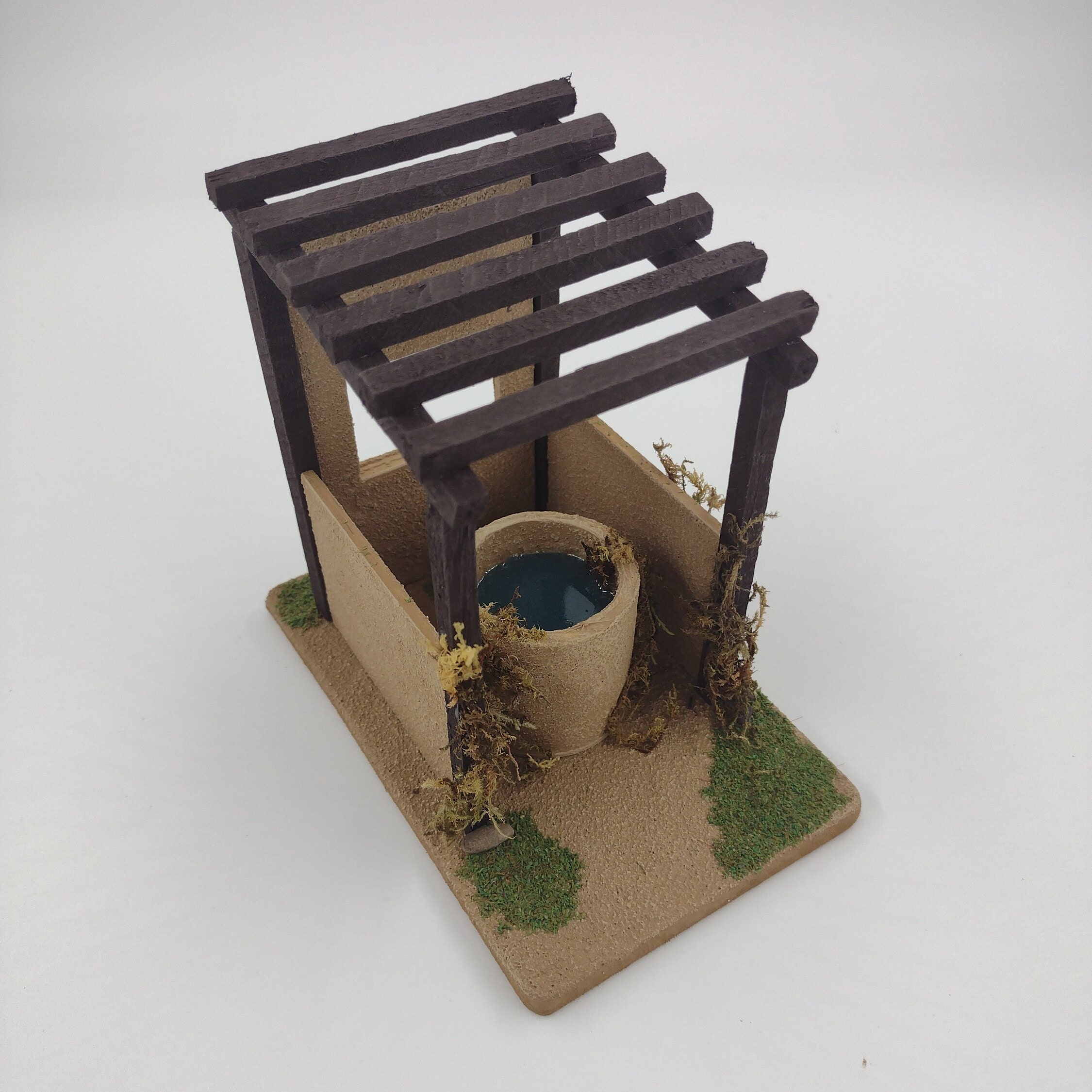 Nativity Style Well of Bethlehem, Nativity Village Set, Christmas ...