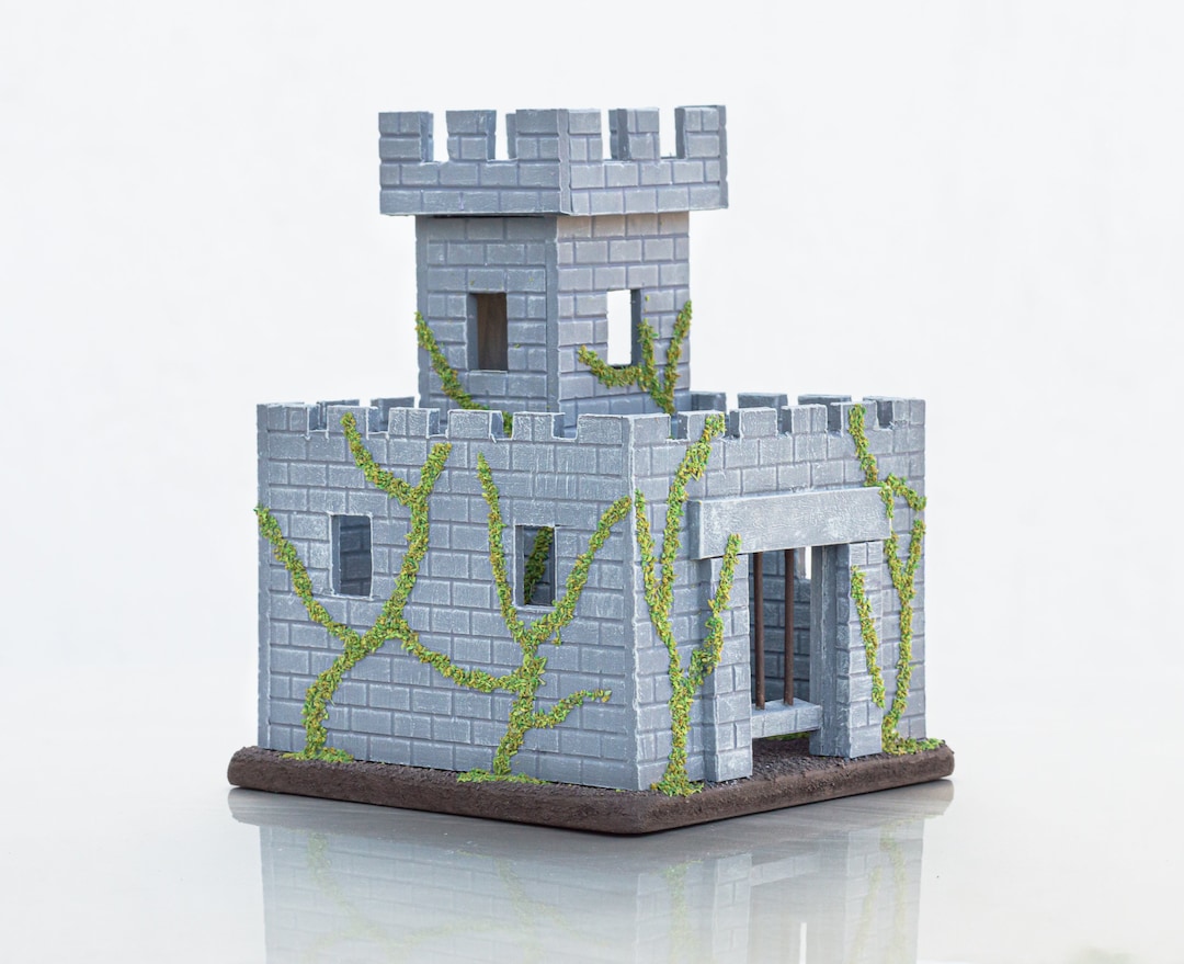 Miniature Medieval Castle Decoration, Warhammer, Dungeons and Dragons ...