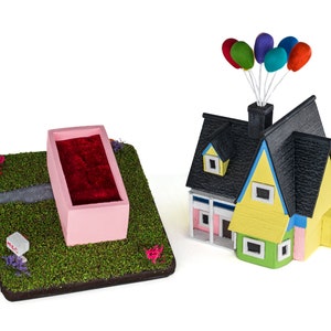 UP House Engagement Ring Box With Balloons, Geeky Wedding Proposal ...
