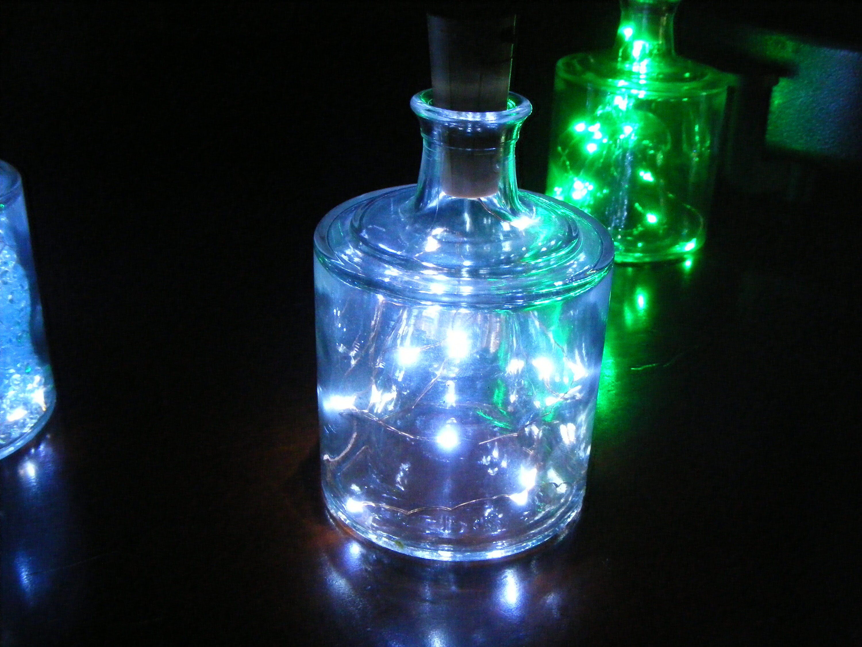 Bottle With 20 LED Lights Multiple Option of Colours and Styles ...