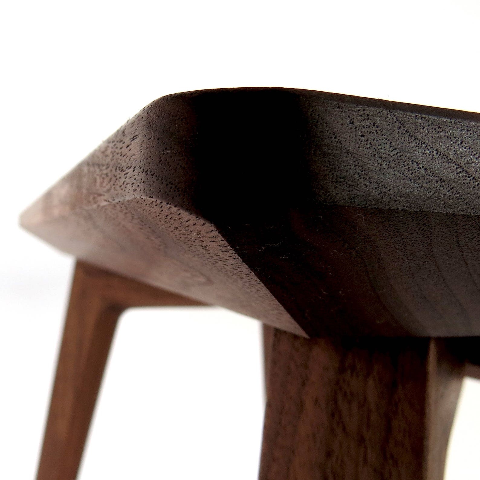 Solid Wood Mid-century Modern Side Table American Black Walnut ...