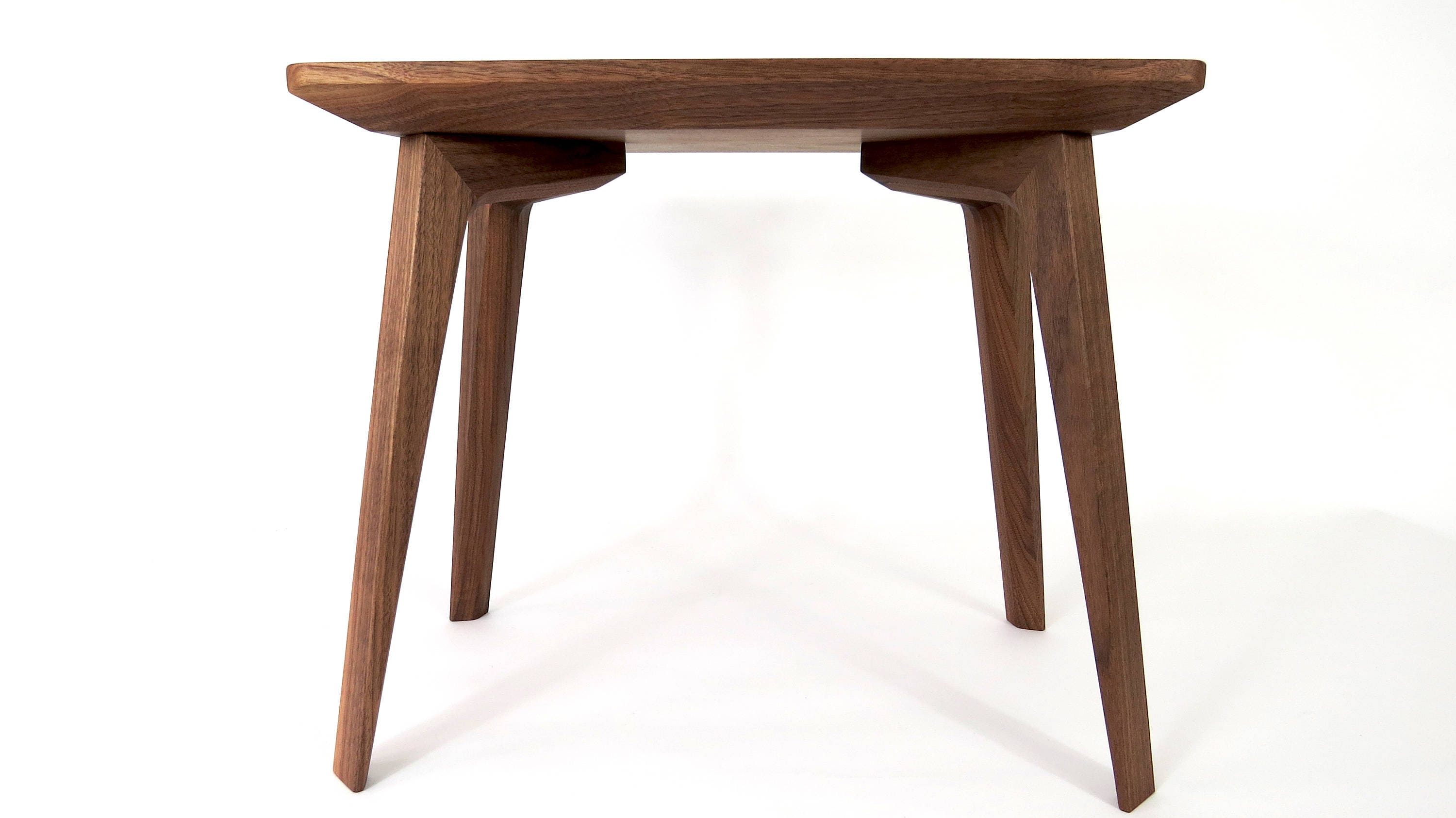 Solid Wood Mid-century Modern Side Table American Black Walnut ...