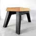 Small Mid-century Modern Contempoary Childrens Stool Step Solid Wood ...