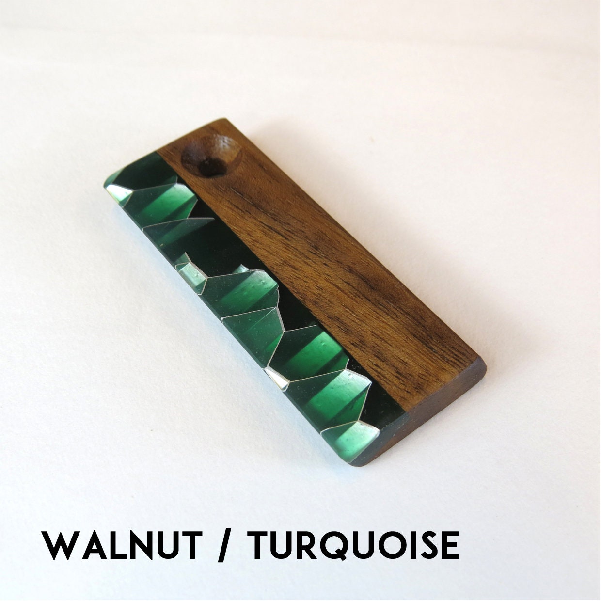 Unique Modern Honeycomb and Resin Wooden Keyrings in Oak or Walnut - Etsy