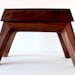 Small Mid-century Modern Contempoary Childrens Stool Step Solid Wood ...