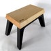 Small Mid-century Modern Contempoary Childrens Stool Step Solid Wood ...