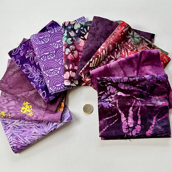 Purple Batik Fabric - Etsy