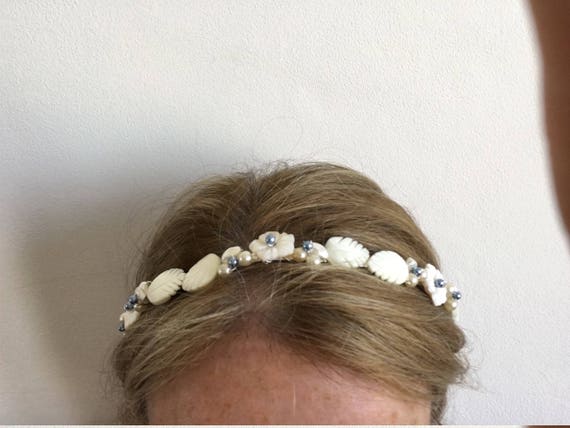 Wedding Tiara Party Tiara Mother of Pearl Tiara Tiara Bead | Etsy