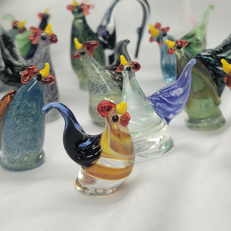 Glass Chicken - Etsy