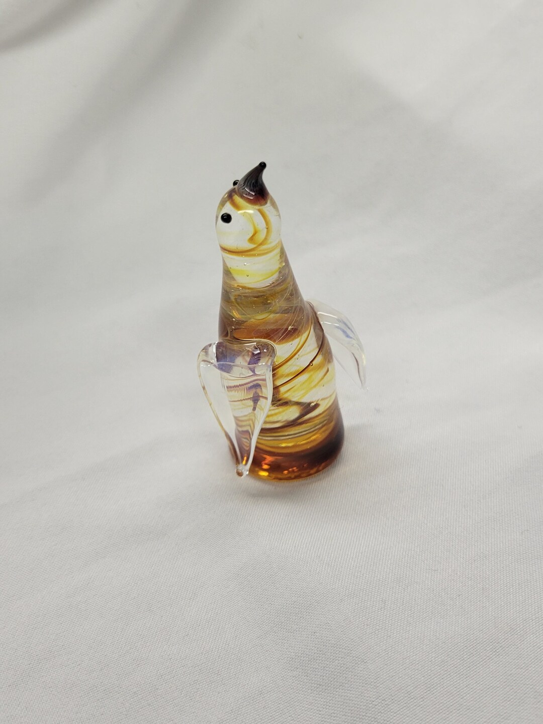 Glass Penguin Sculpture, Handmade Glass Penguin, Gift for Penguin ...