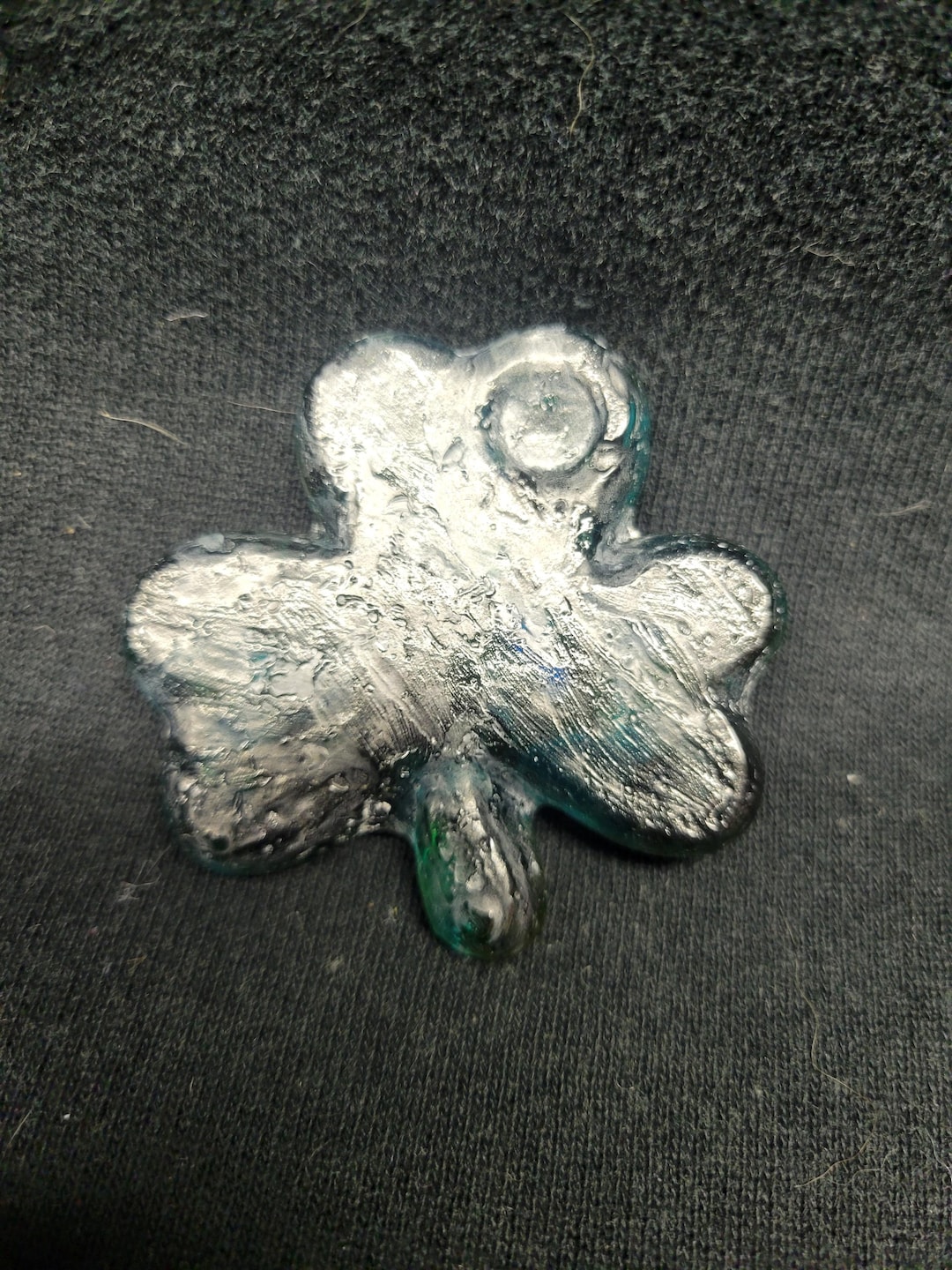 Glass Shamrock Token, Handmade Glass Shamrock, Gift for St Patricks Day ...