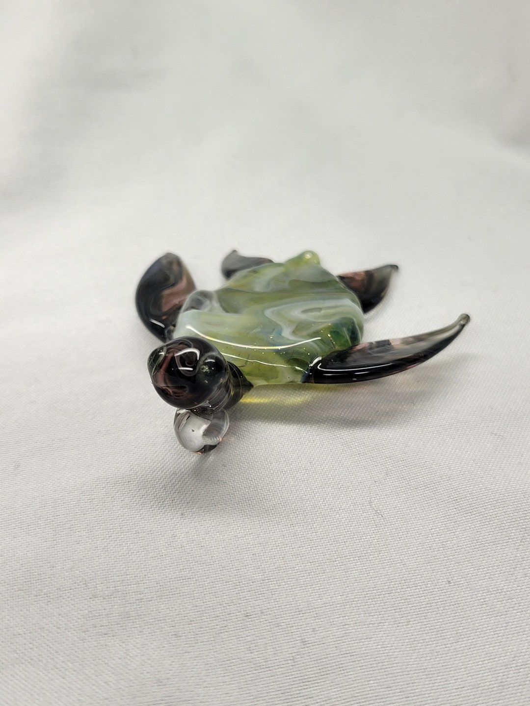 Sea Turtle Pendant, Handmade Glass Turtle Pendant, Gift for Turtle ...