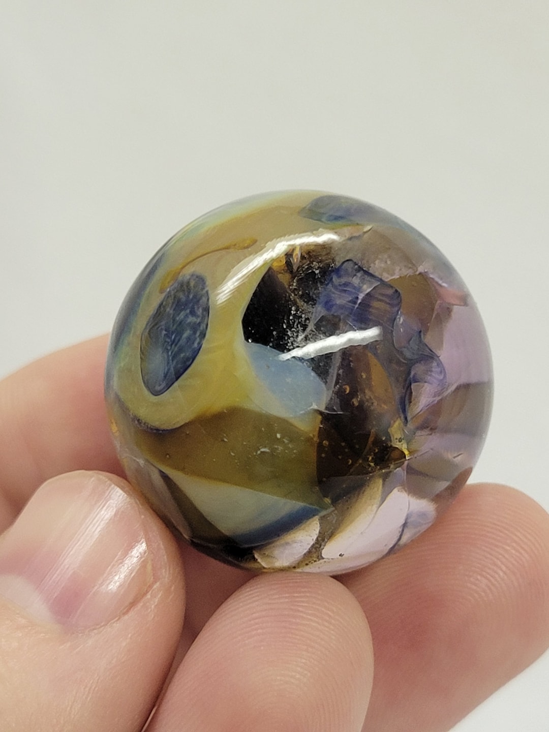 Handmade Glass Marble, Unique Glass Marble, Collectible Glass Marble ...
