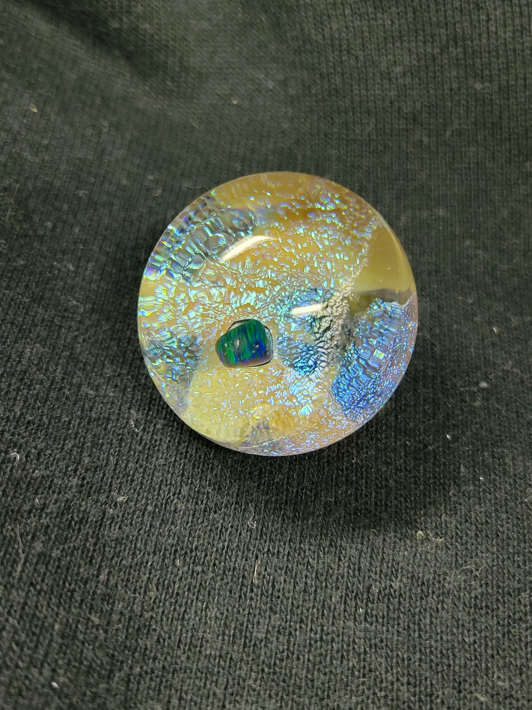 Dichroic Opal Marble, Handmade Glass Marble, Gift for Marble Lover - Etsy
