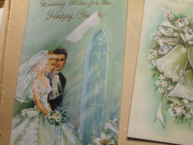 Vintage Wedding Greeting Cards Scrapbook - Over 100 Cards. - Etsy