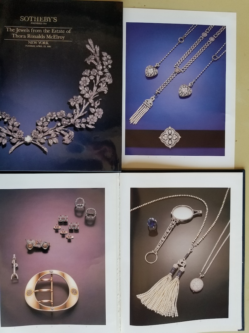 Sotheby's New York 1991 Auction Catalog: Jewels From the Estate of ...