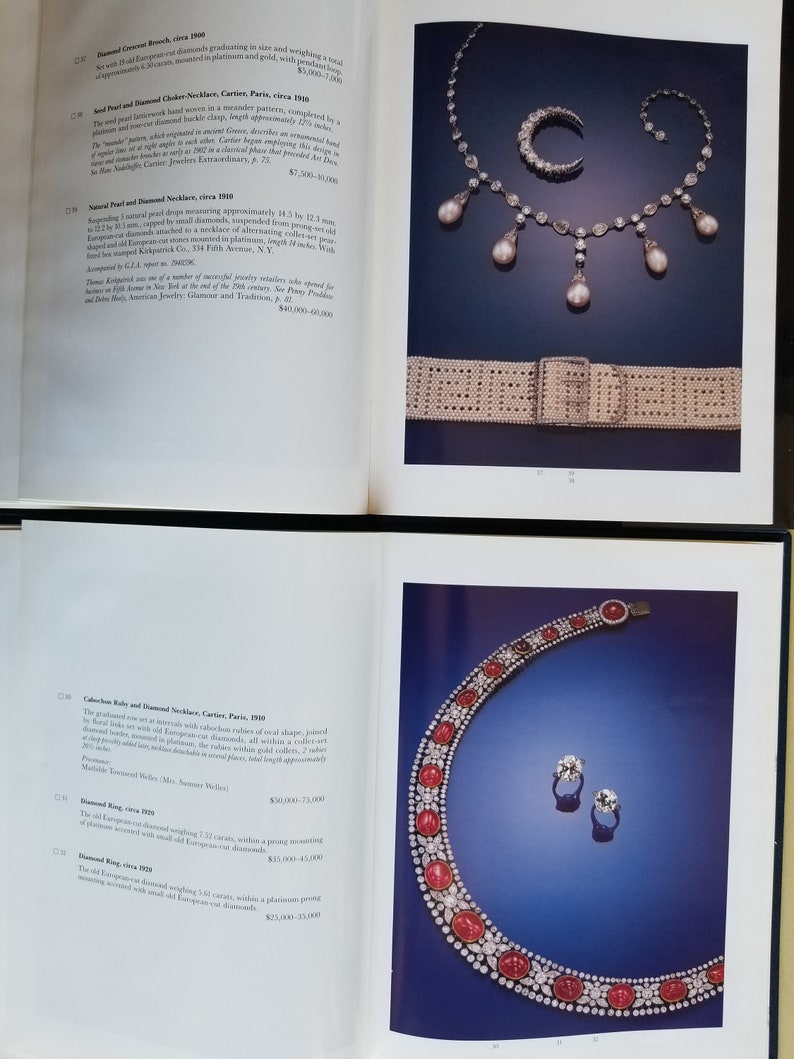 Sotheby's New York 1991 Auction Catalog: Jewels From the Estate of ...