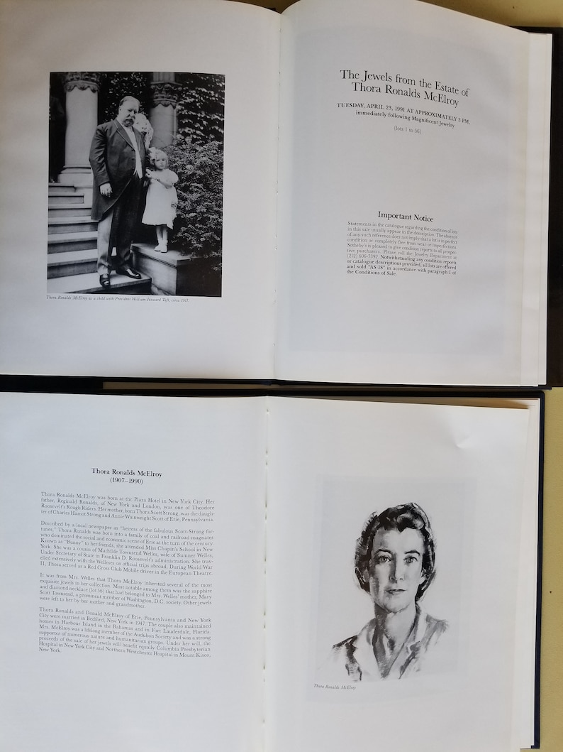 Sotheby's New York 1991 Auction Catalog: Jewels From the Estate of ...