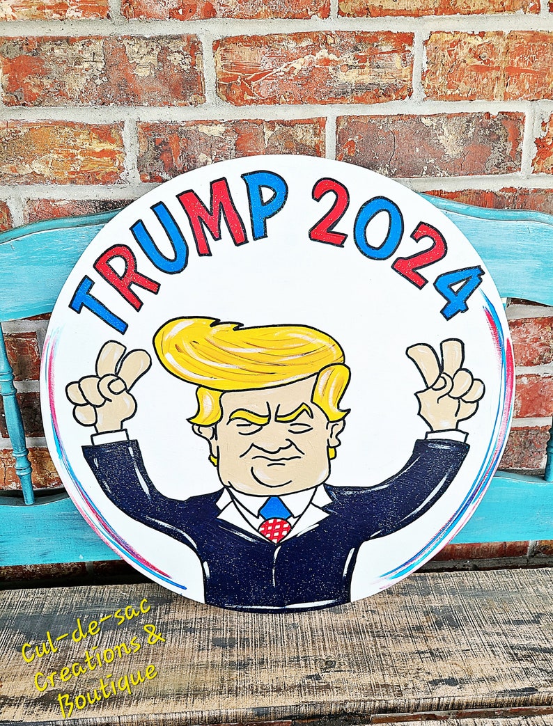 Trump Door Hanger, Political Sign - Etsy