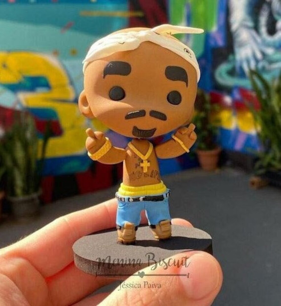 Tupac/2pac Figurine Toy Art in Cold Porcelain Funko Pop - Etsy