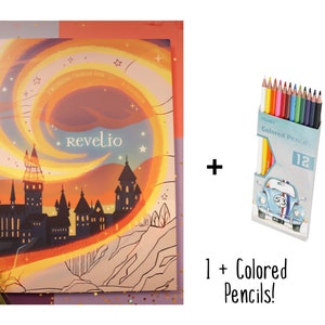 Revelio HP Coloring Book - Etsy