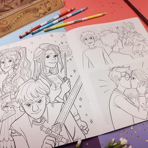 Revelio HP Coloring Book - Etsy