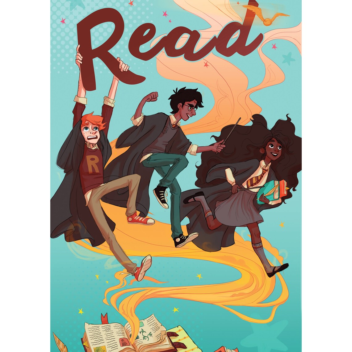 Read Art Print | Etsy