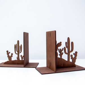 Cactus Bookends, Desert Decor, Texas Bookends, Cactus Home Decor ...