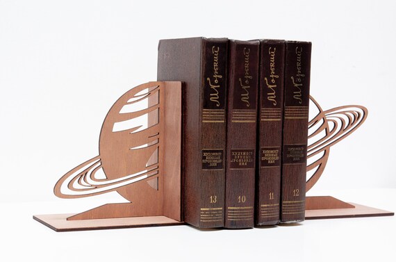 Saturn Bookends Space Bookends Planet Bookends Space Decor | Etsy