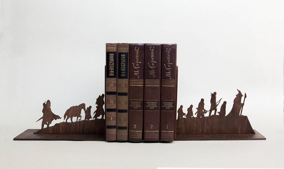 The Lord of the Rings Bookends the Hobbit House Decor Book - Etsy Australia