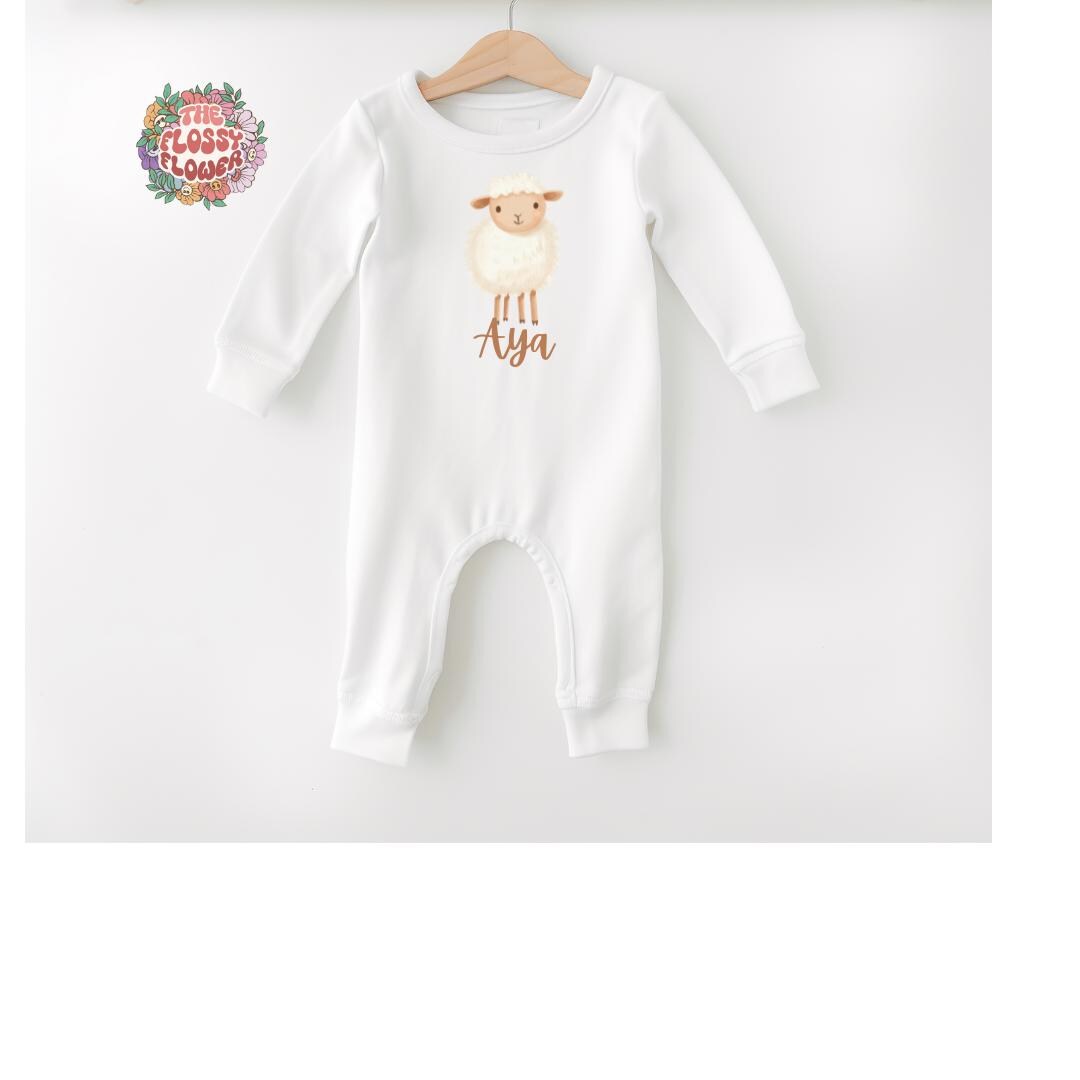 Baby Sleeper Farm Animal-customized Baby Farm Animal Sleeper-lamb Baby ...