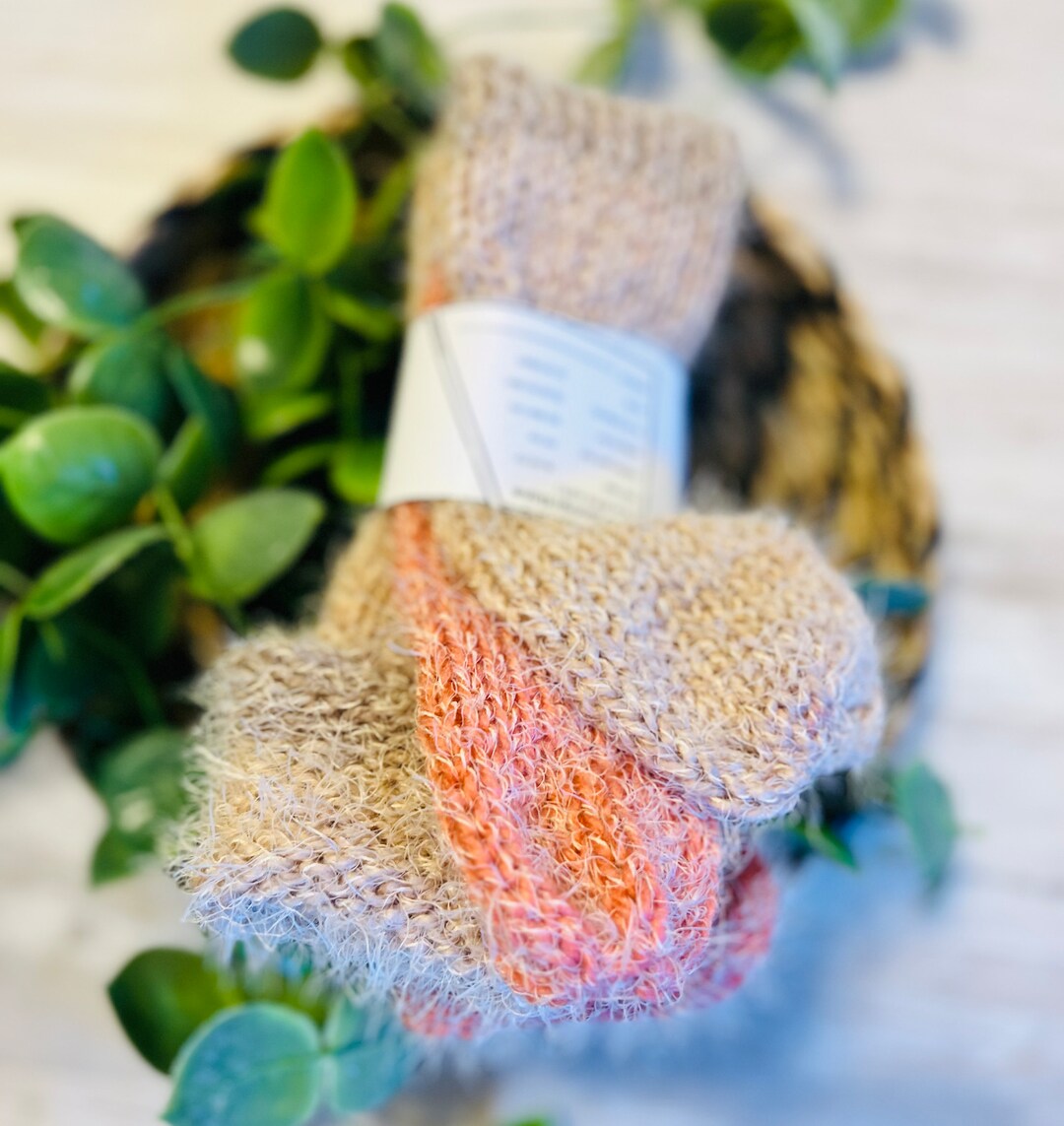 Soft and Fuzzy Knit Socks-comfy Socks-lounge Socks - Etsy