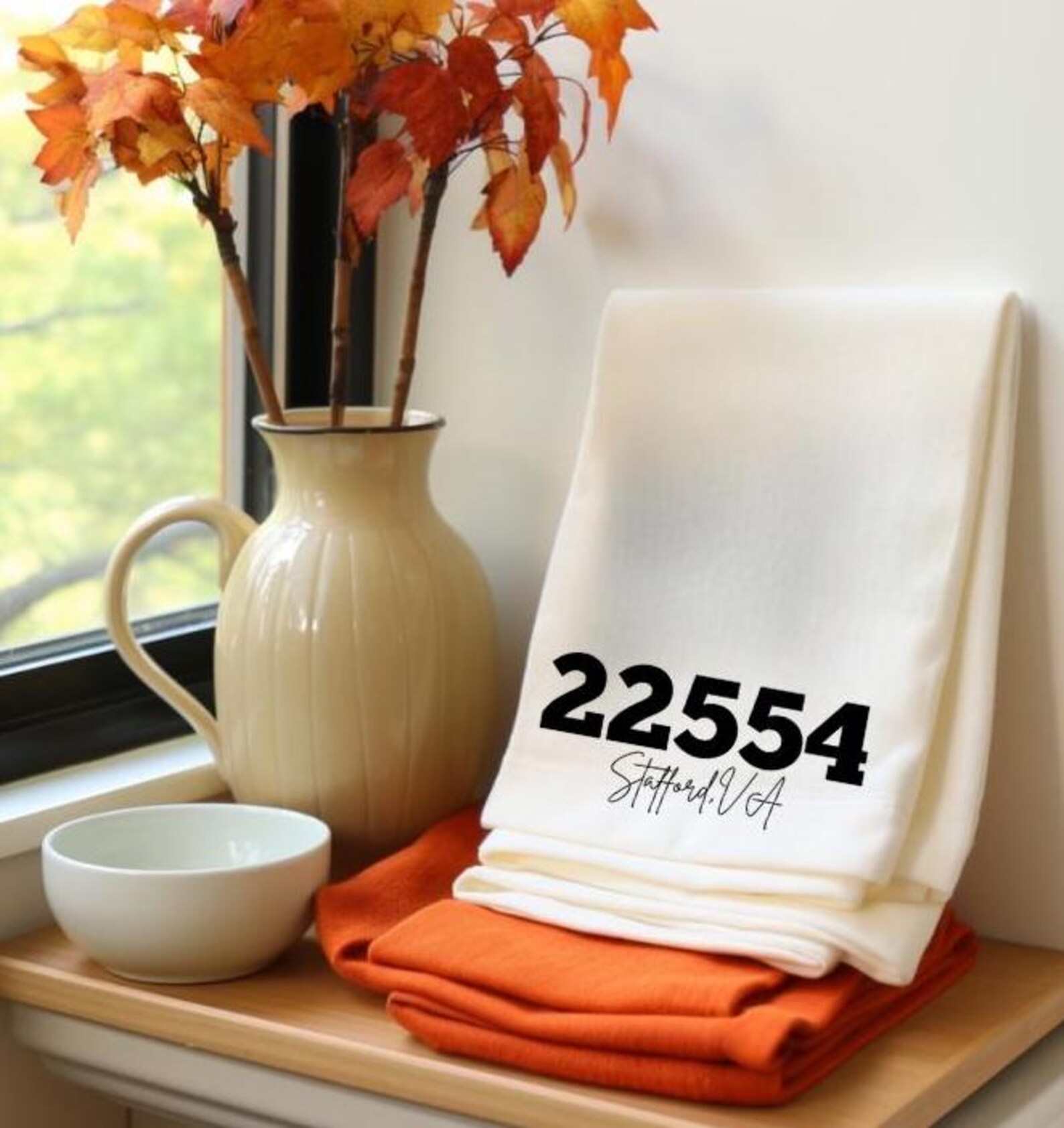 City and State Kitchen Towel-custom Kitchen Towel-stare Custom Towel ...