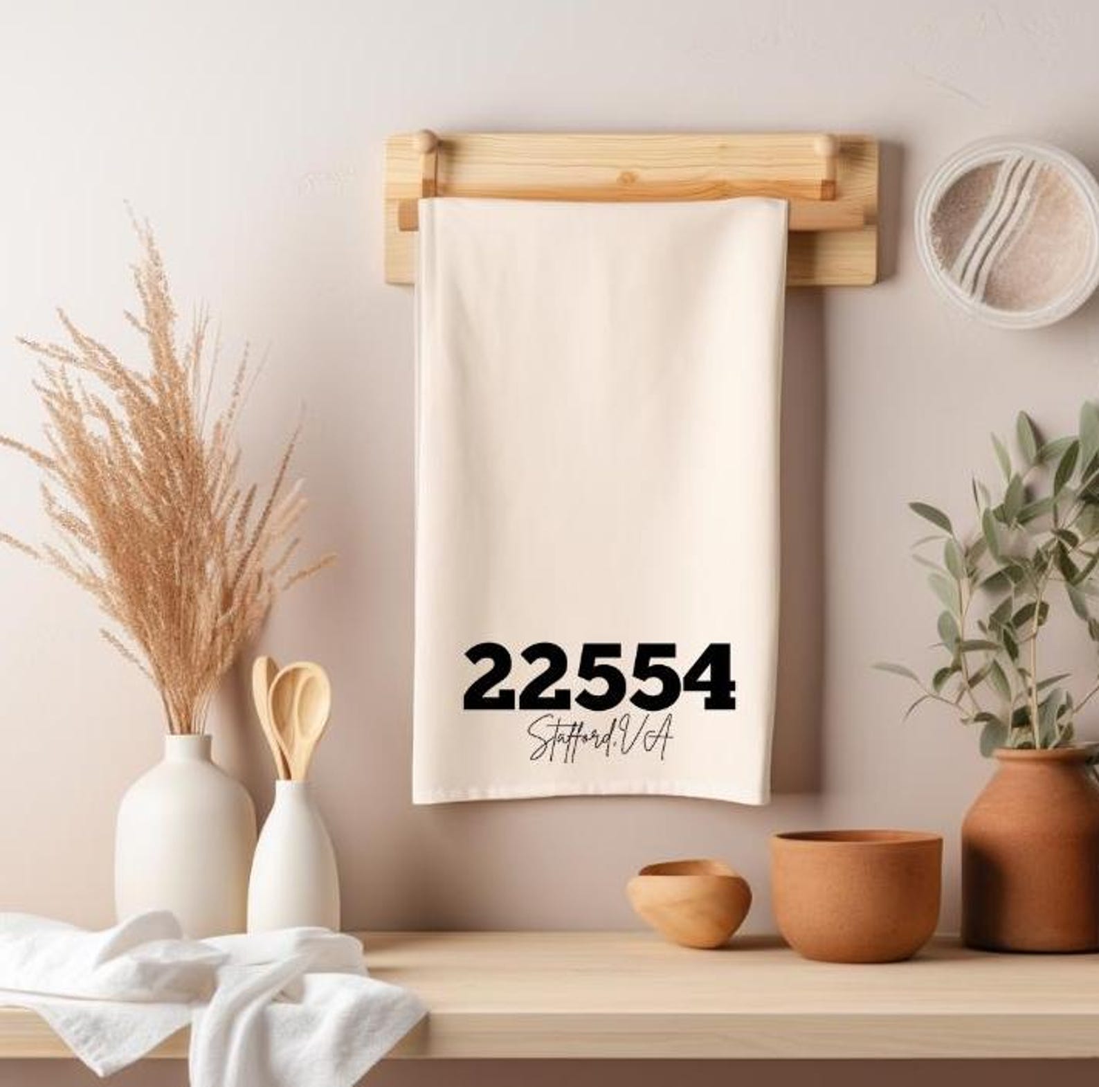 City and State Kitchen Towel-custom Kitchen Towel-stare Custom Towel ...