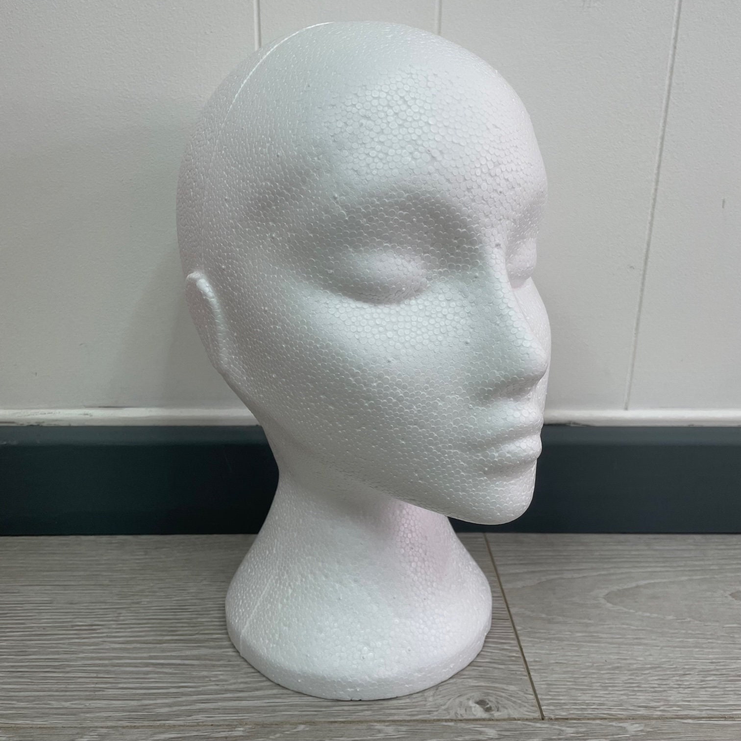 FEMALE Polystyrene Head Mannequin Heads Display Stand Hat Glasses Wig ...
