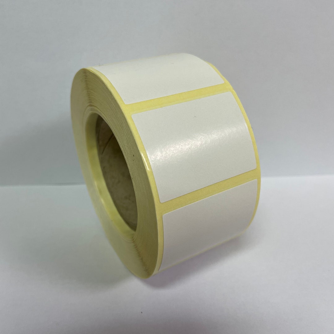 Roll of 1000 Plain 40mm X 30mm WHITE Removable Labels, Price Address ...