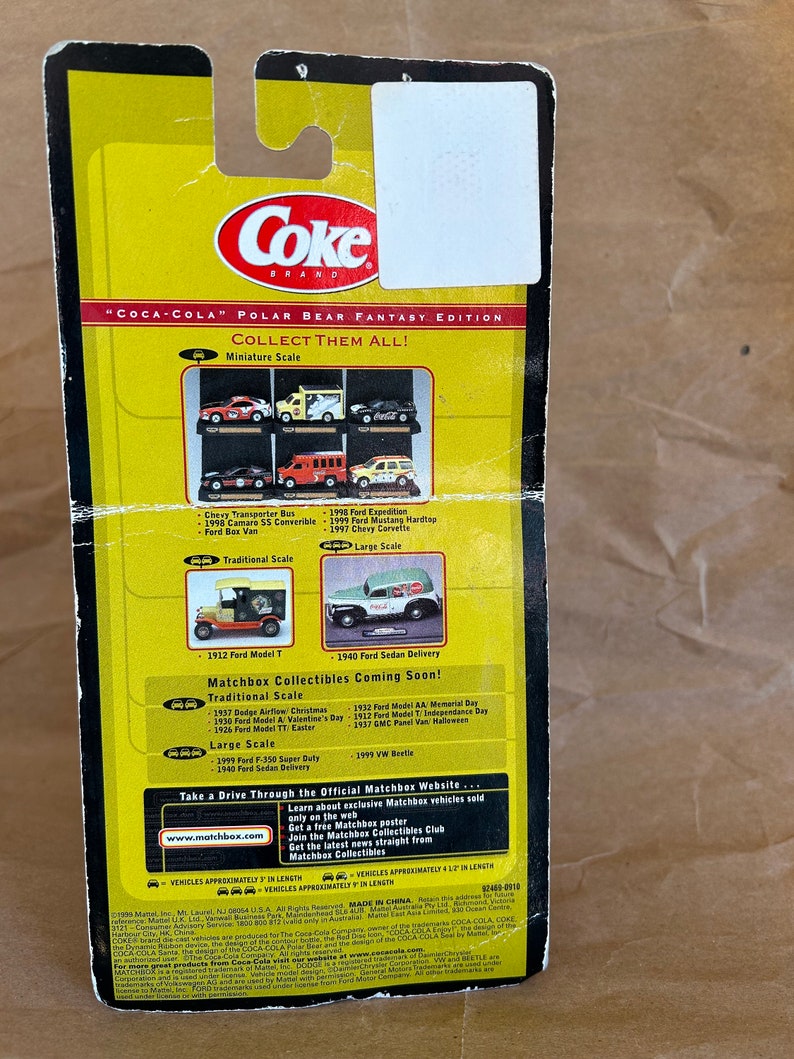 Matchbox Collectibles Coca-cola Chevy Transporter Bus - Etsy