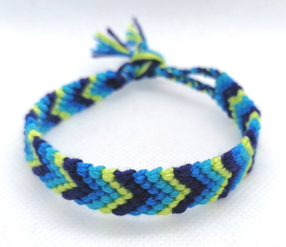 Chevron Style Friendship Bracelets - Etsy