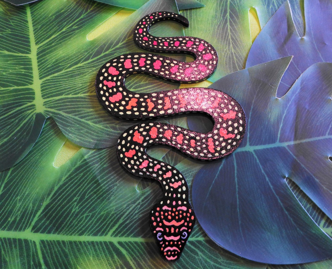 Painted MDF Paradise Flying Snake - Etsy