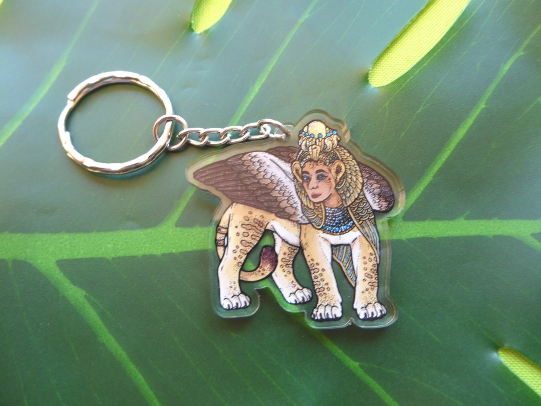 Sphinx Clear Acrylic Charm - Etsy